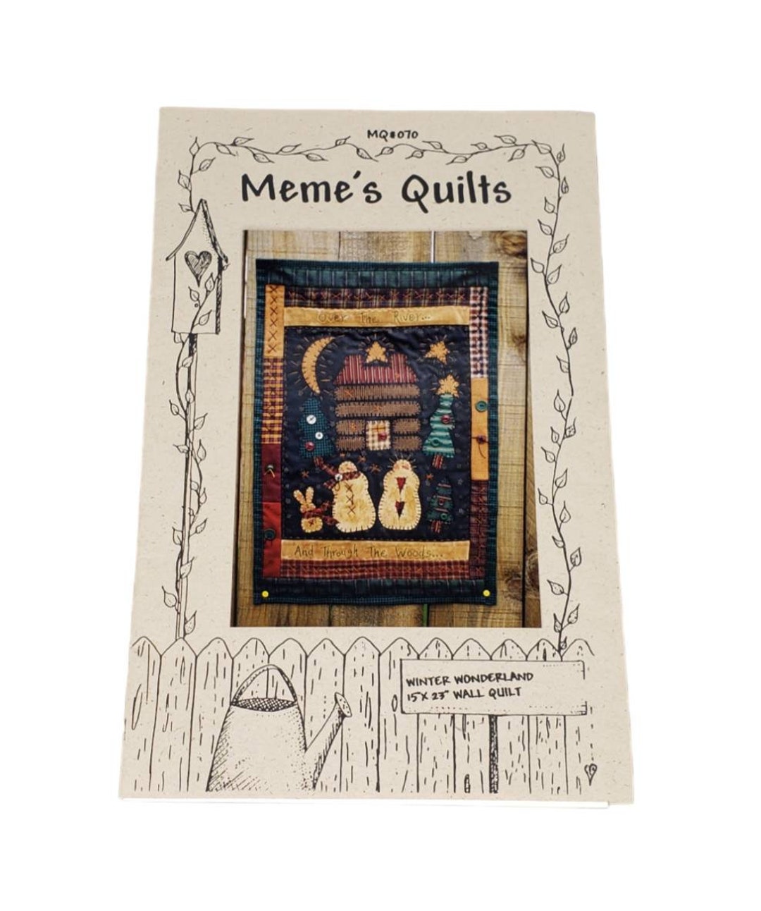 Winter Wonderland MQ 070 Meme's Quilts 15 X 23 Snowman - Etsy