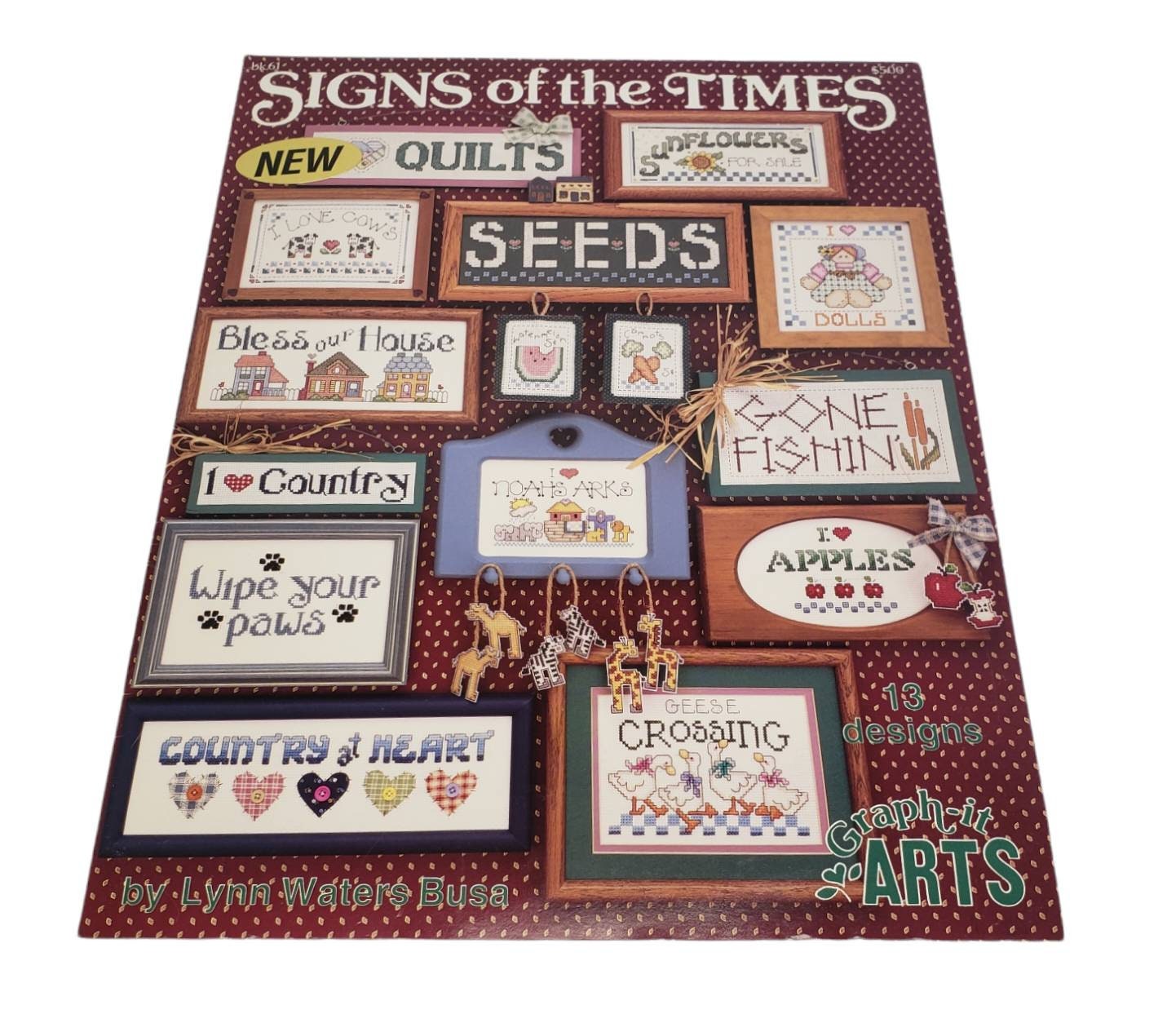 Signs of the Times Counted Cross Stitch Pattern Leaflet by - Etsy