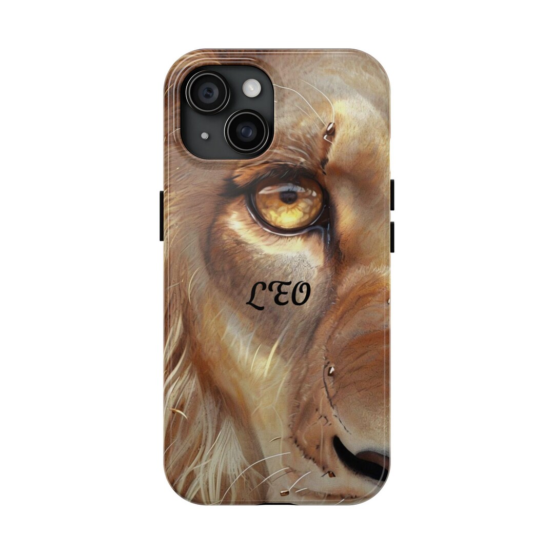 Leo Zodiac Tough Phone Case, Astrological Sign Lion Cover, Protective ...