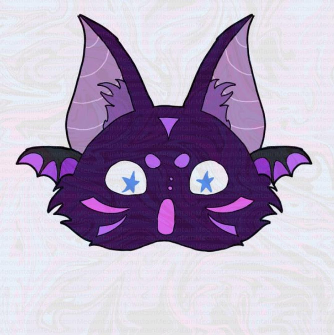 Bat Inspired Therian Mask Design - Etsy