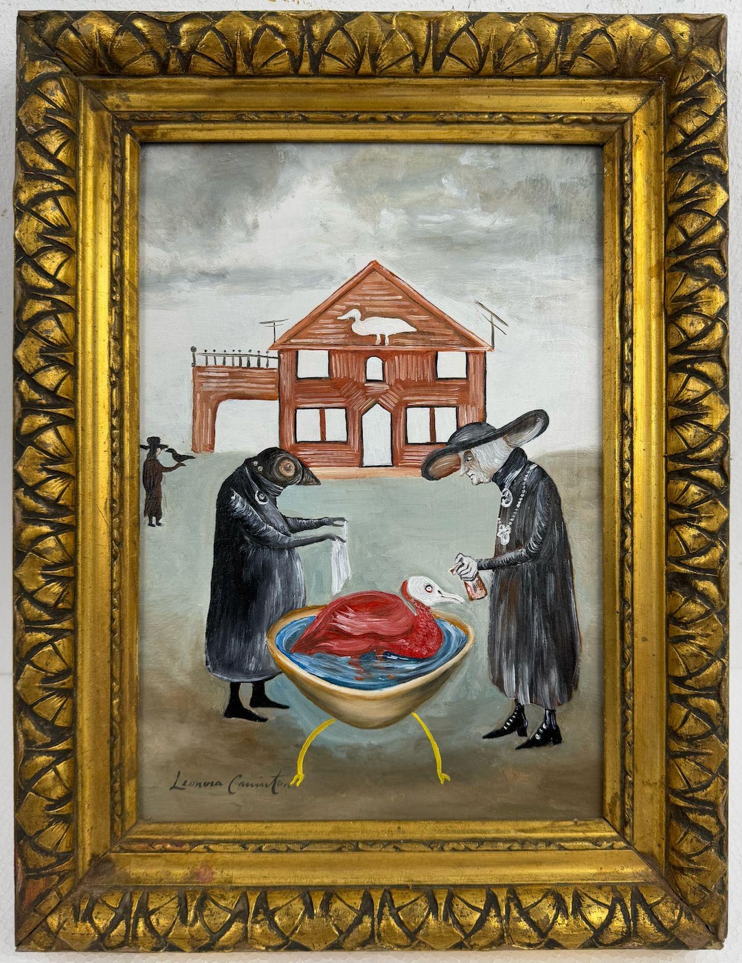 Leonora Carrington (oil on Wood Painting) - Etsy