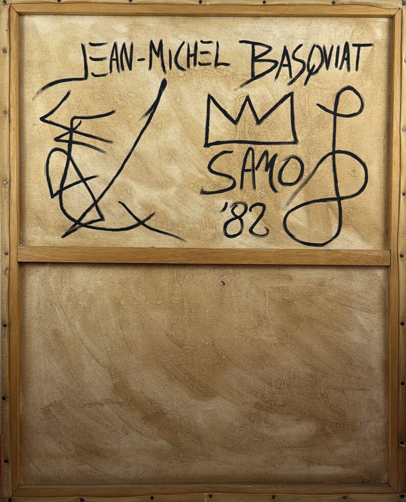 Jean-michel Basquiat (oil on Canvas Painting) - Etsy