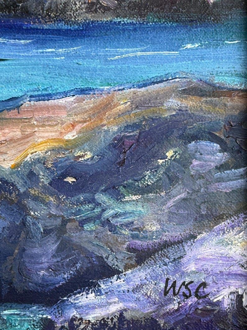 Winston Churchill (oil on Canvas Painting) Framed - Etsy