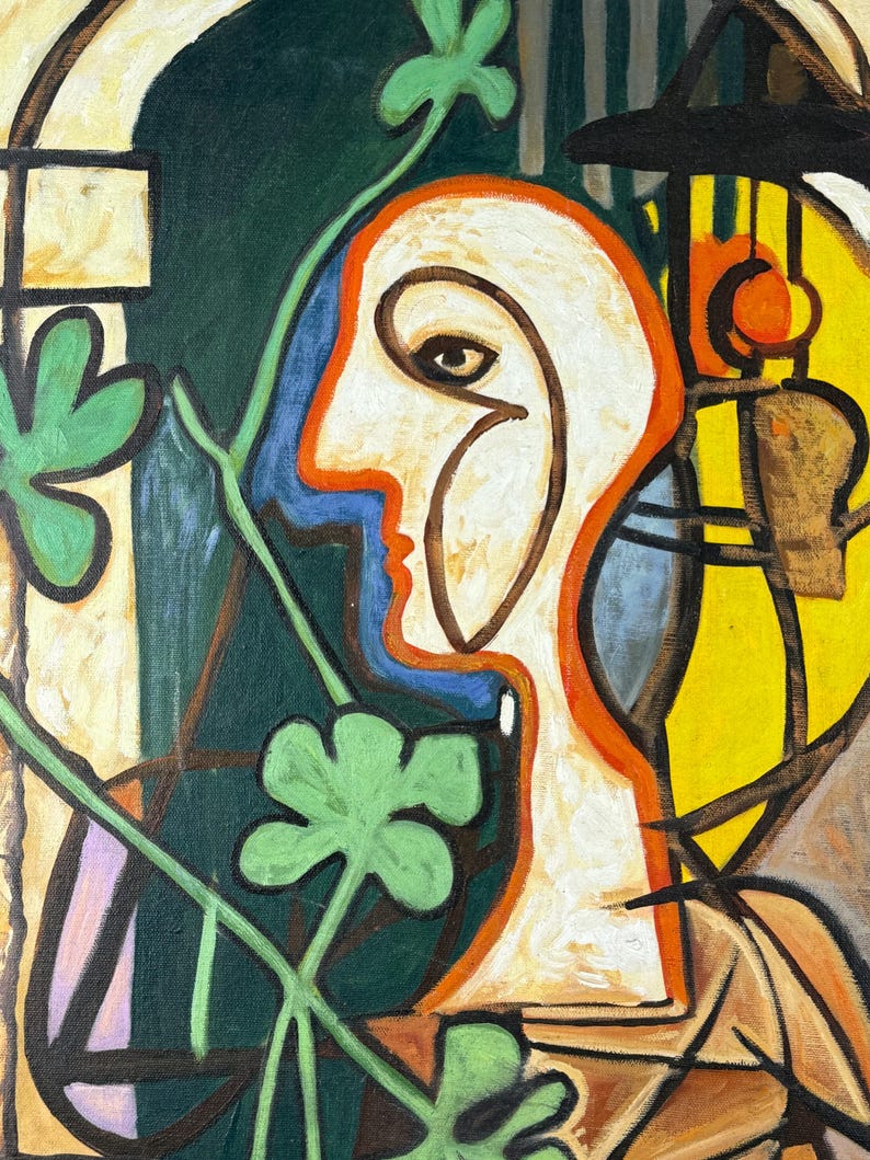Pablo Picasso Spanish (oil on Canvas Painting) Framed - Etsy