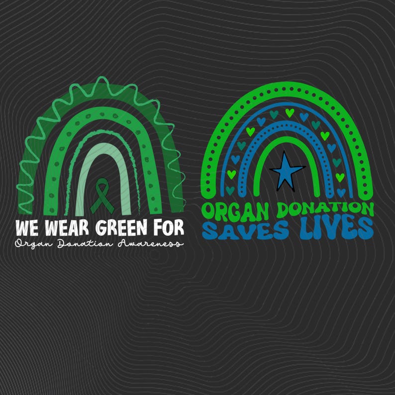 Organ Donation Saves Lives Png, Organ Donor Png, Blue Green Donate Life ...