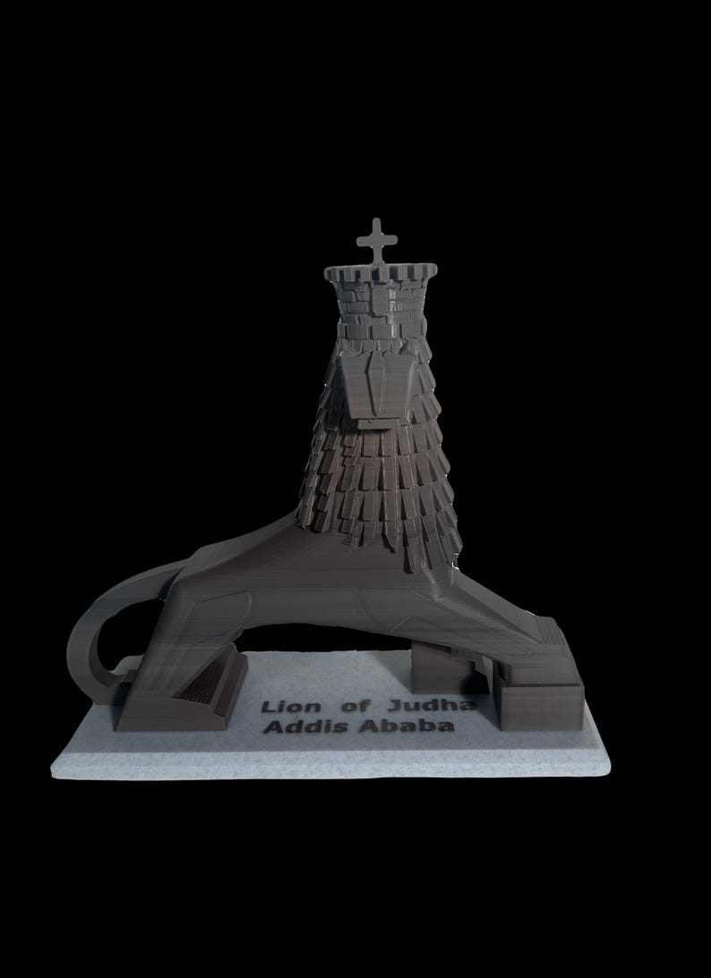 Ethiopia Lion of Judah Statue 3d-printed Custom Made - Etsy