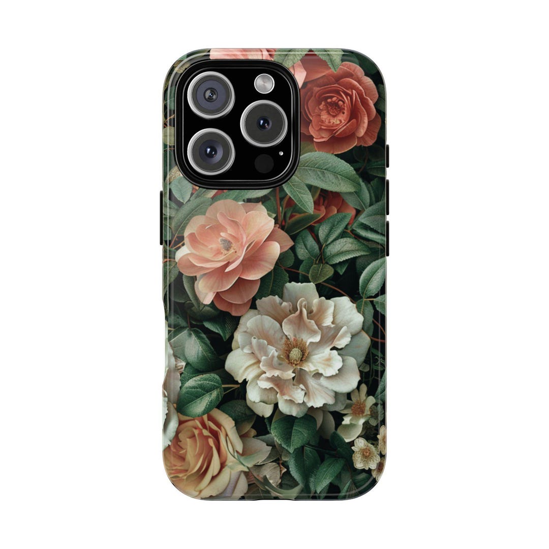 DUSTY PINK ROSES Phone Case | for iPhone 16, iPhone 15, Iphone14 ...