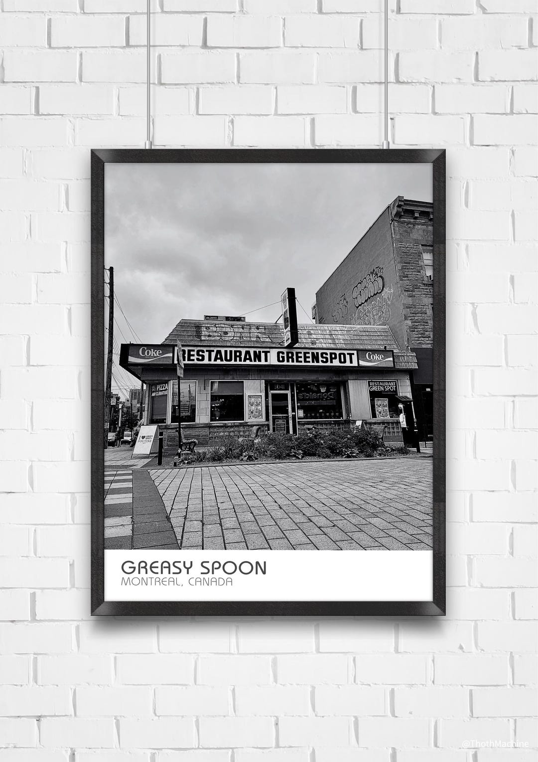 Montreal Diner Photography Print: Retro Greasy Spoon (digital Download ...