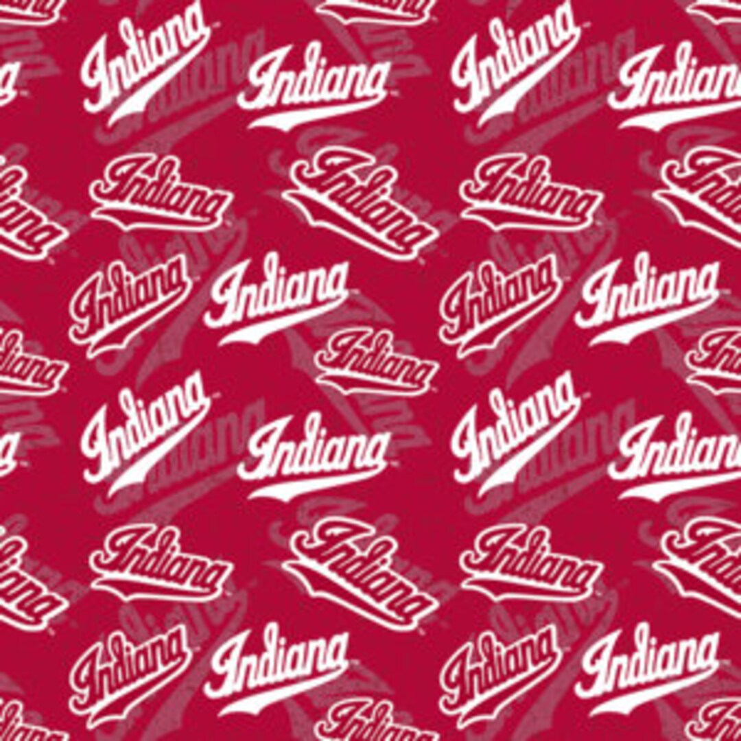 Indiana University Hoosier (tone) Fabric by Half Yard - Etsy