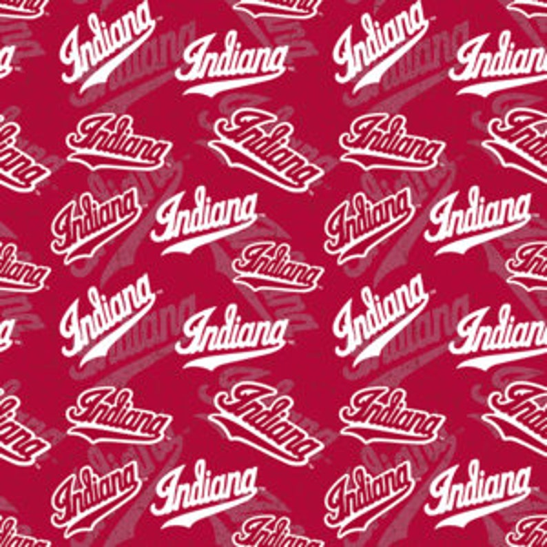 Indiana University Hoosier (tone) Fabric by Half Yard - Etsy