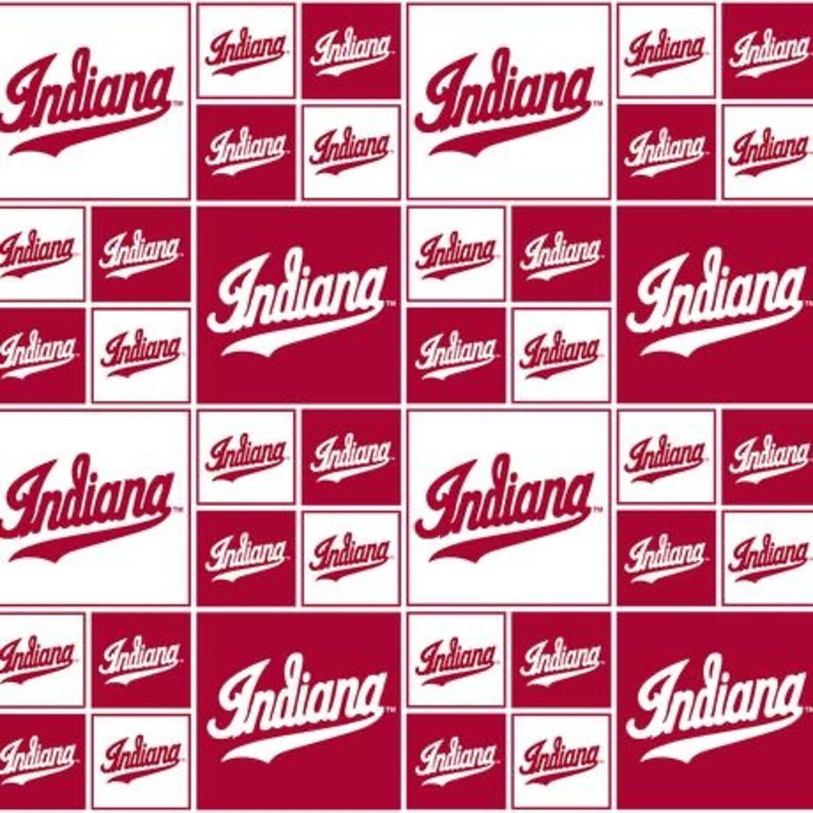 Indiana University Hoosier (block) Fabric by Half Yard - Etsy