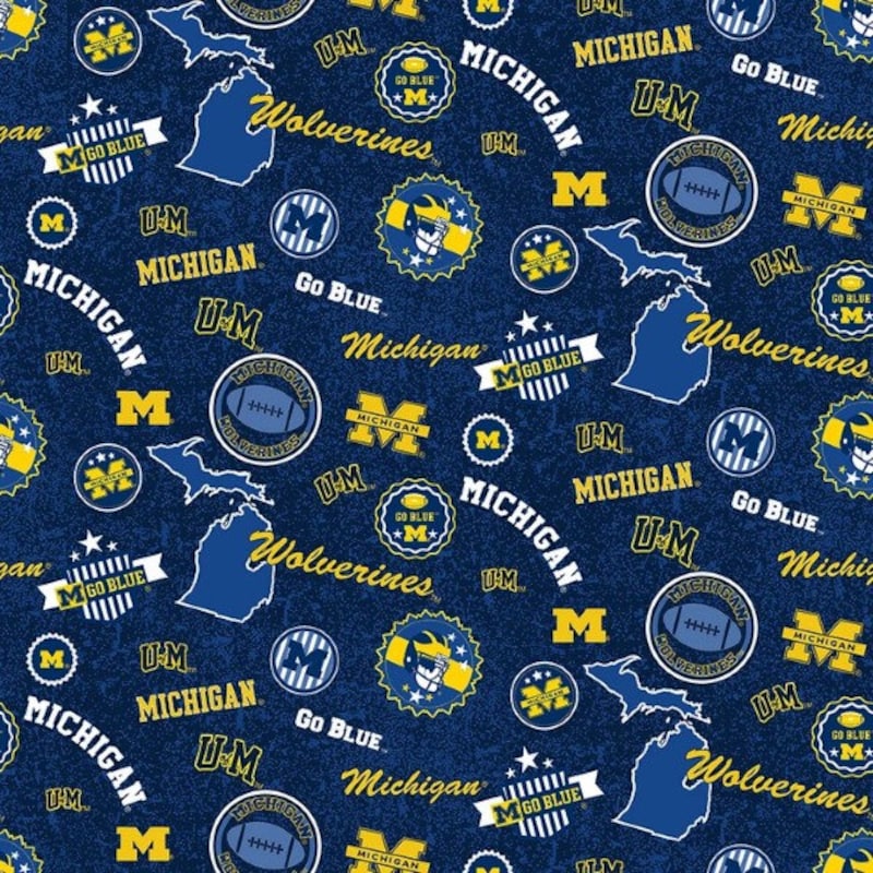 U of M Fabric - Etsy