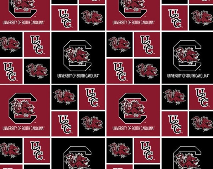 South Carolina Fabric Cities of South Carolina Cities, Teal by Svester ...