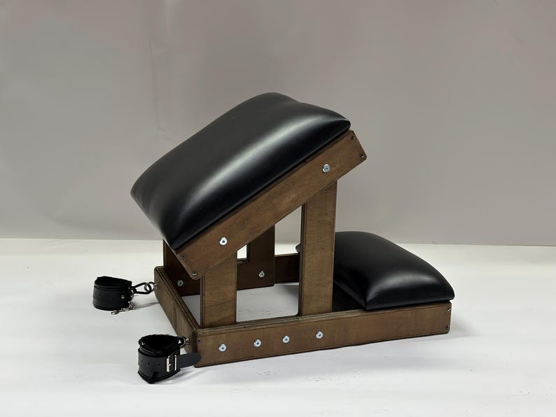 BDSM Kneeling Bench / Spanking Bench – Handmade Wooden Fetish Furniture ...