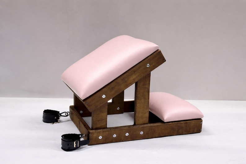 BDSM Kneeling Bench / Spanking Bench – Handmade Wooden Fetish Furniture ...