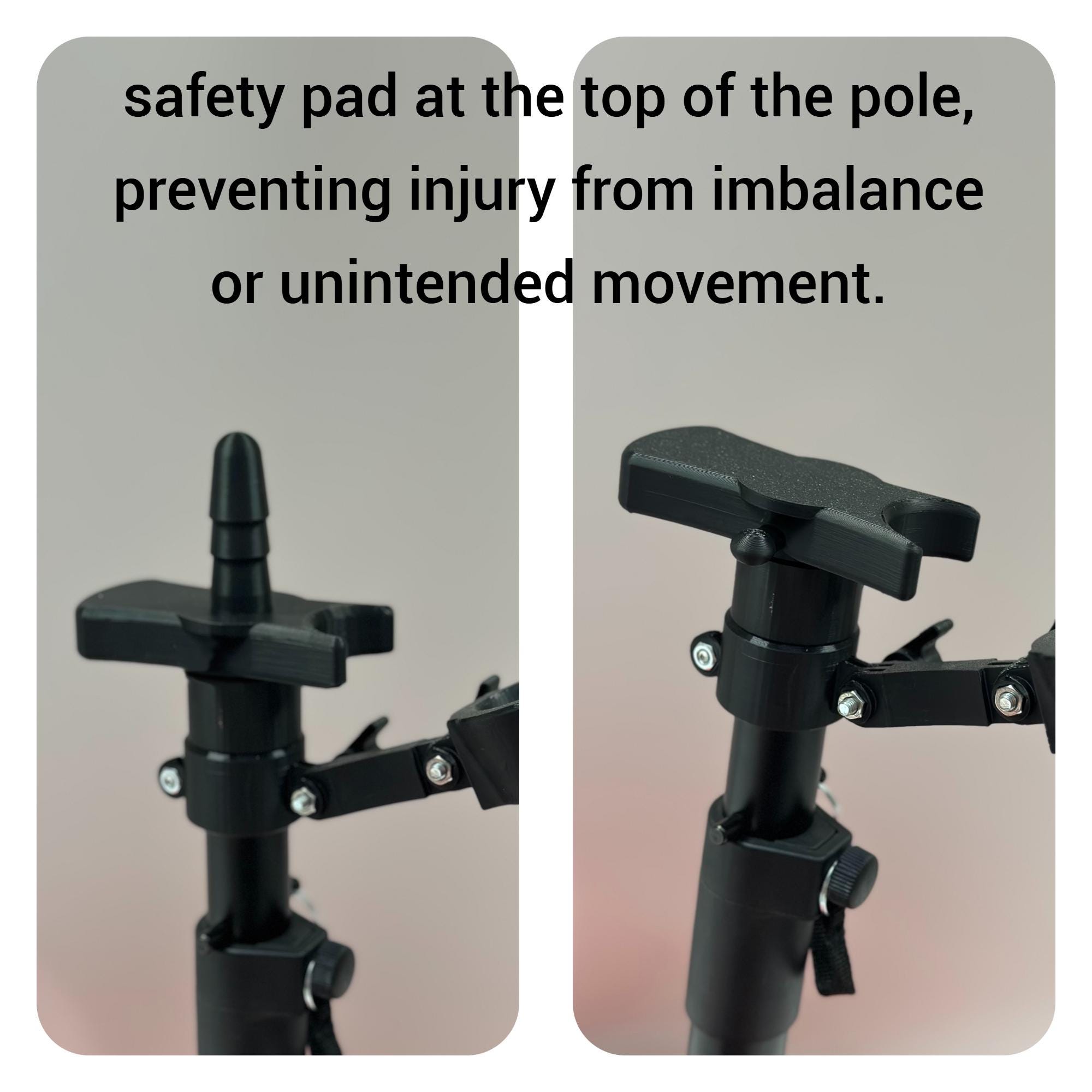 Black One Bar Prison Restraint Pole – Modular BDSM Bondage & Restraint ...