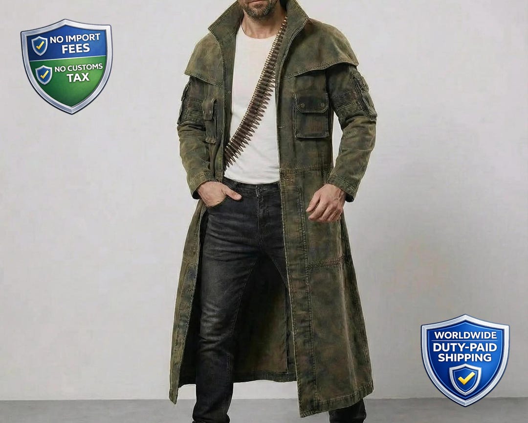 NCR Elite Riot Gear Canvas Jacket | Men’s Handmade Ranger Duster for ...