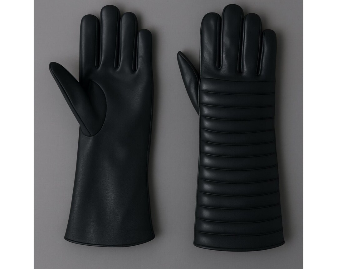 Darth Vader Leather Cosplay Gloves: Sith Lord Costume Gauntlets - Etsy