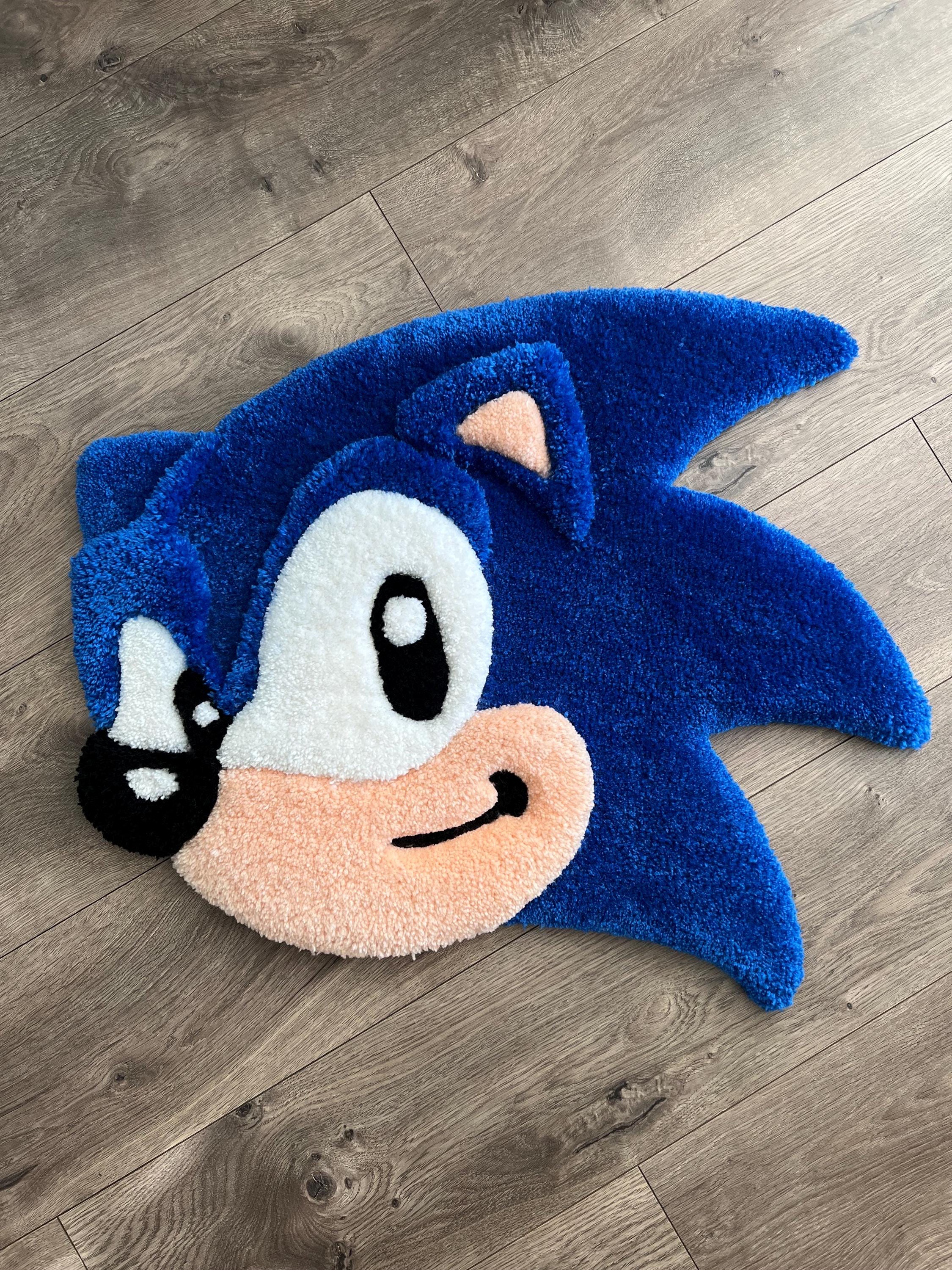 Handmade Sonic the Hedgehog Rug - Etsy