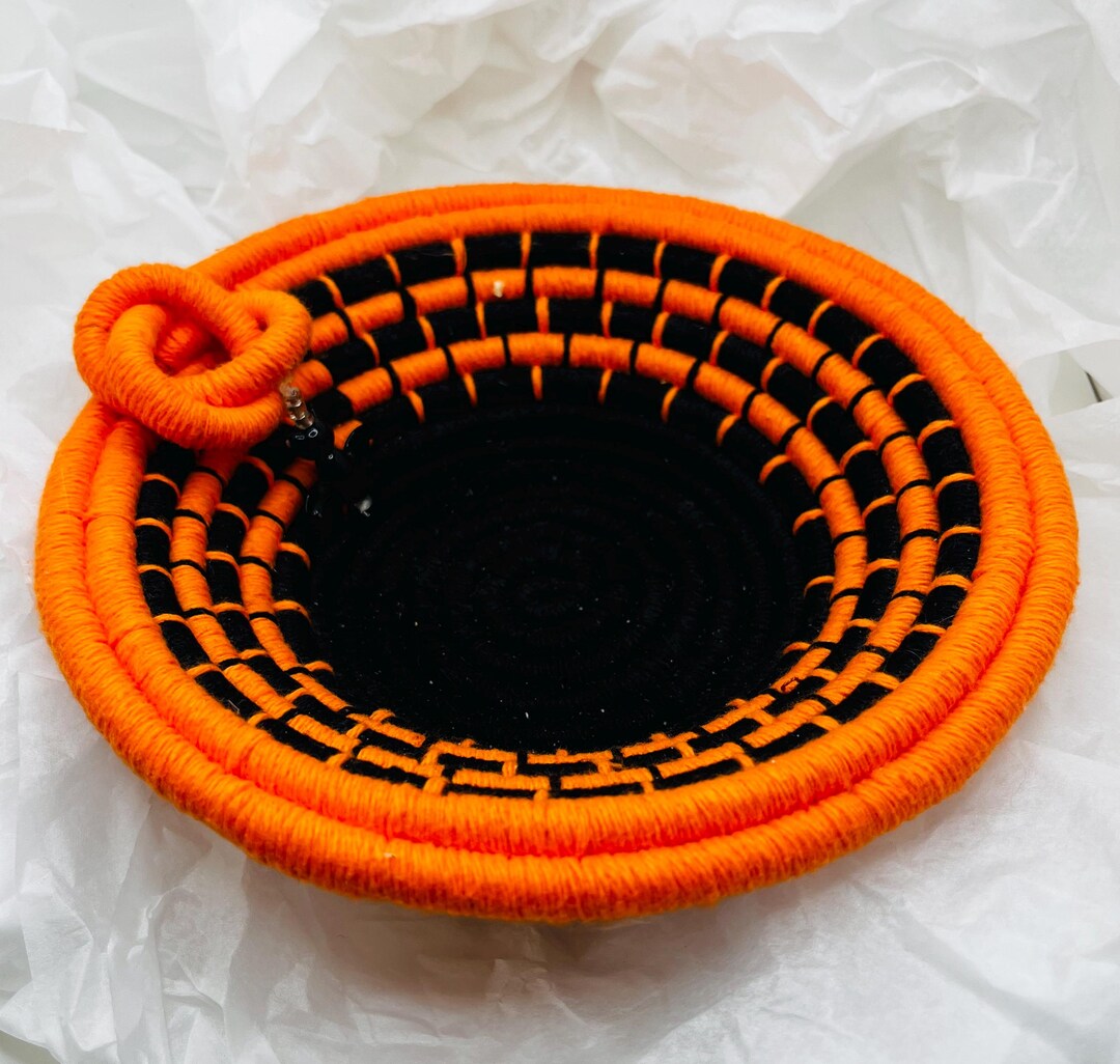 COILE BASKET: Halloween Basket - Etsy