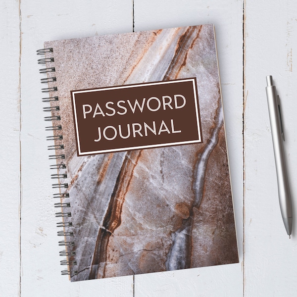 Password Journal - Etsy
