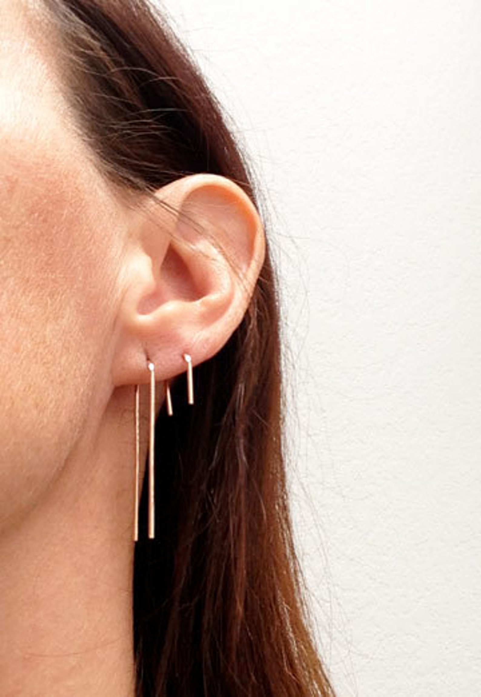 Arc Earrings Short (silver) - Etsy