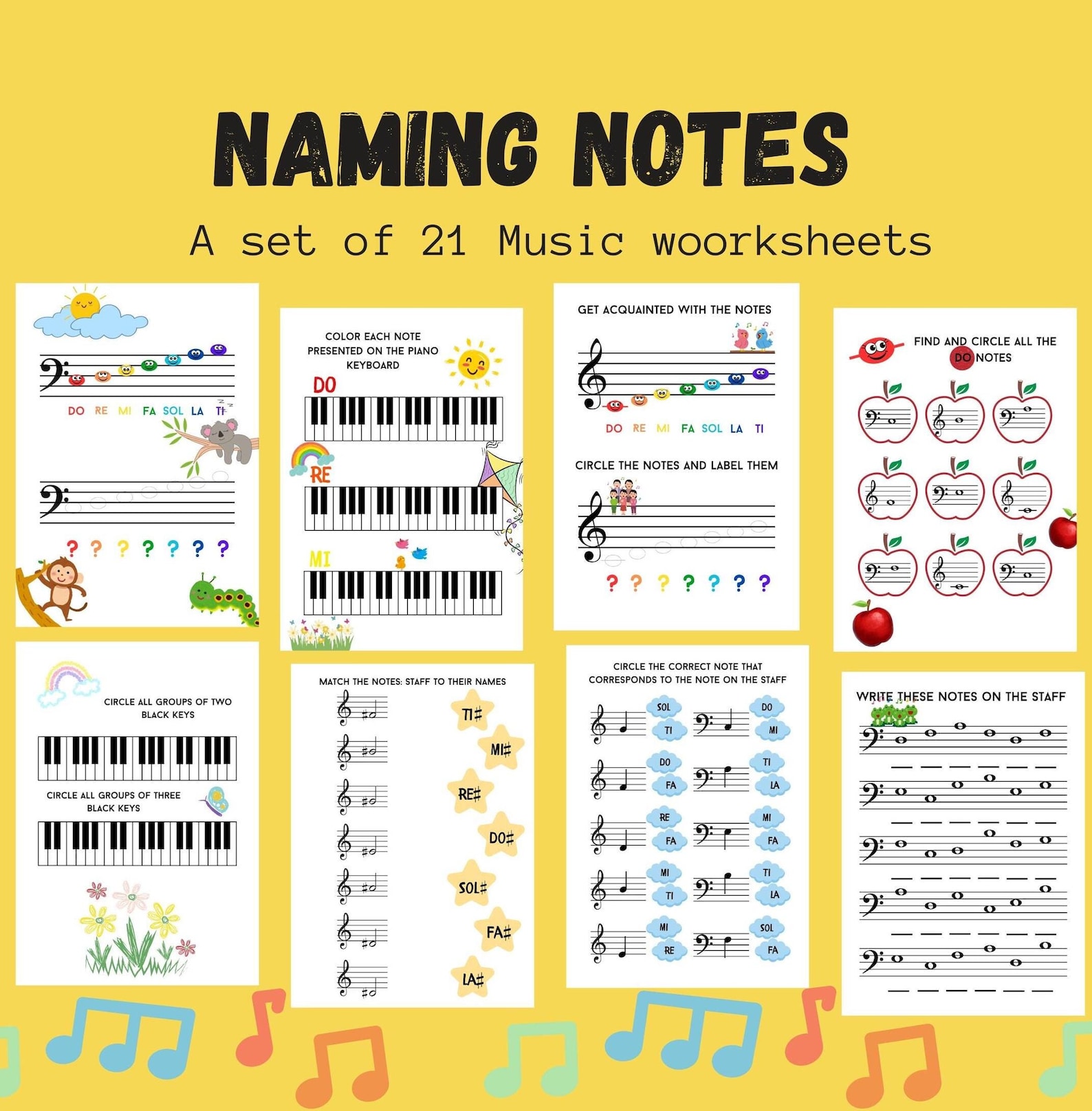 Music Worksheets Music Theory Worksheets Music Printable Homeschool ...