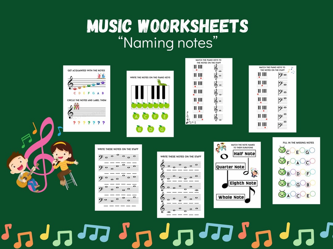Music Theory Worksheets | Piano Lessons, Homeschool | Piano for ...