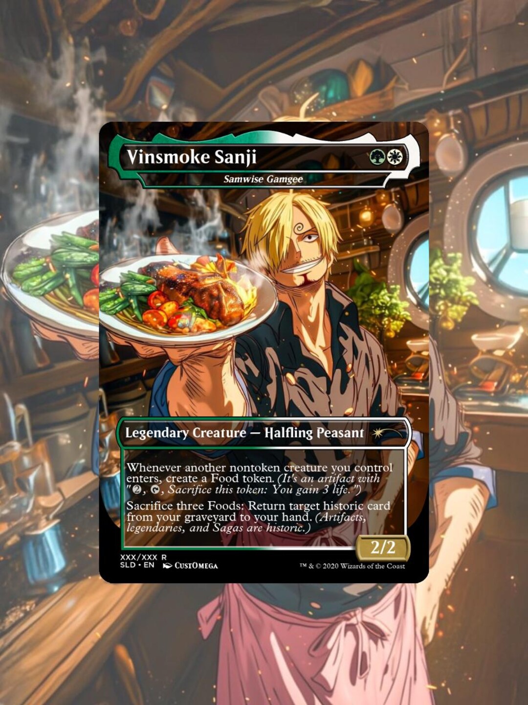 Custom Magic the Gathering – Vinsmoke Sanji // Samwise Gamgee - Etsy