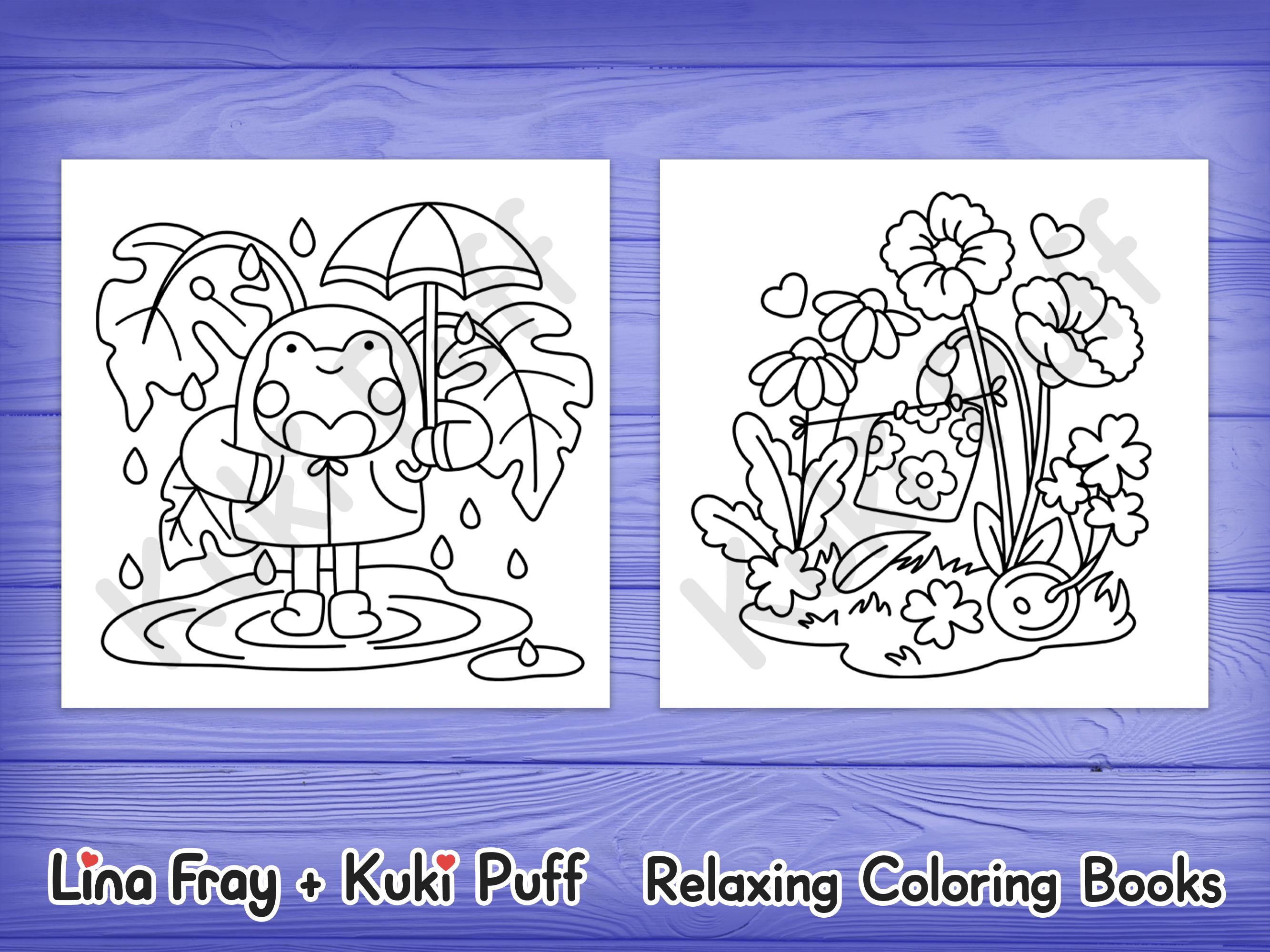 Blossom Paws: Bold & Easy Coloring Book With Plants, Flowers by Lina ...