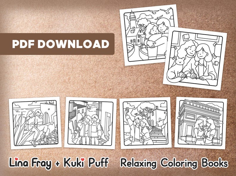 Glowing Girls: Coloring Book Featuring Girls in Cozy Moments by Lina ...