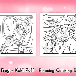 Dream Date: Romantic Coloring Book Featuring Couple on Dates by Lina ...