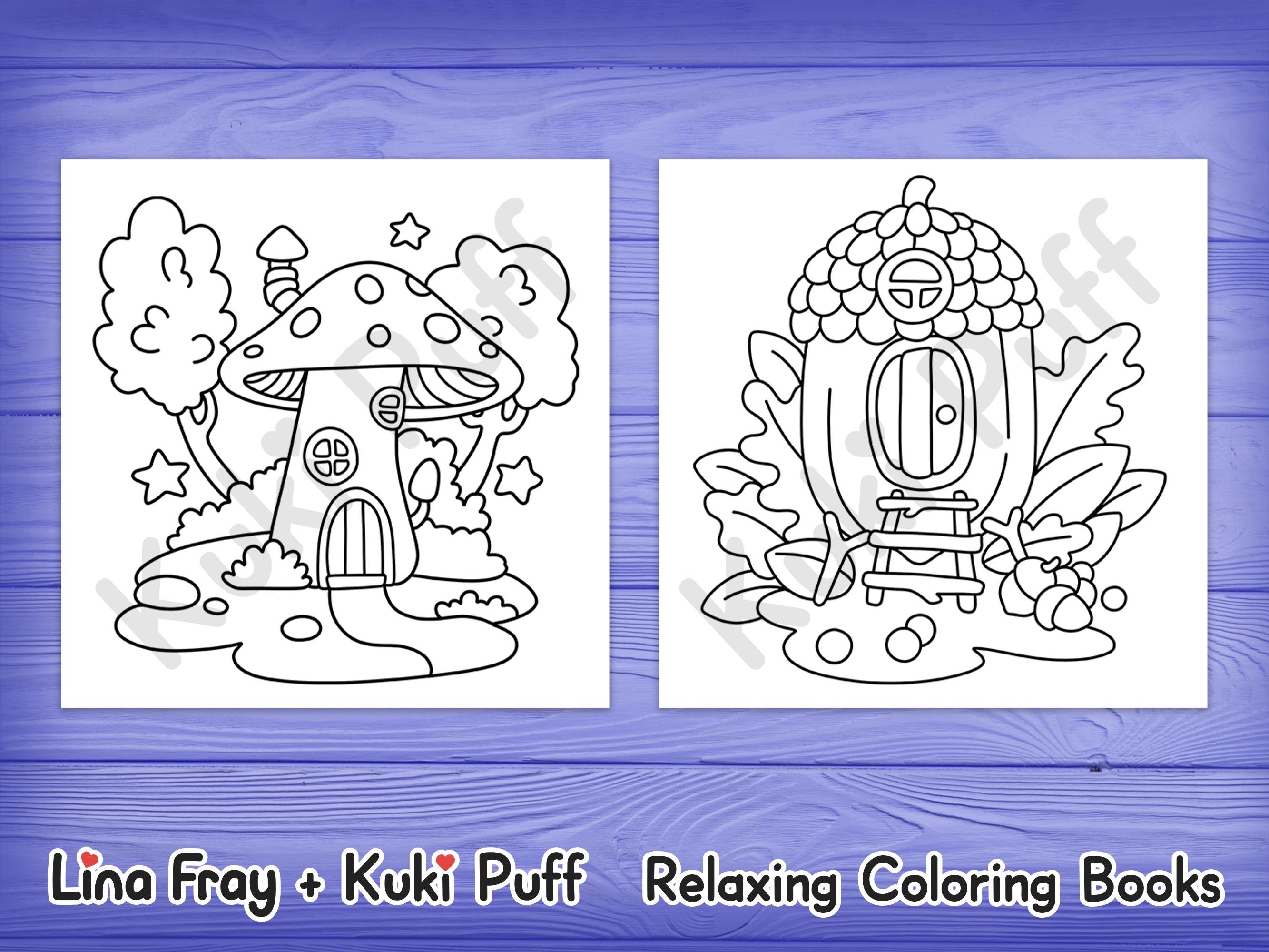 Blossom Paws: Bold & Easy Coloring Book With Plants, Flowers by Lina ...