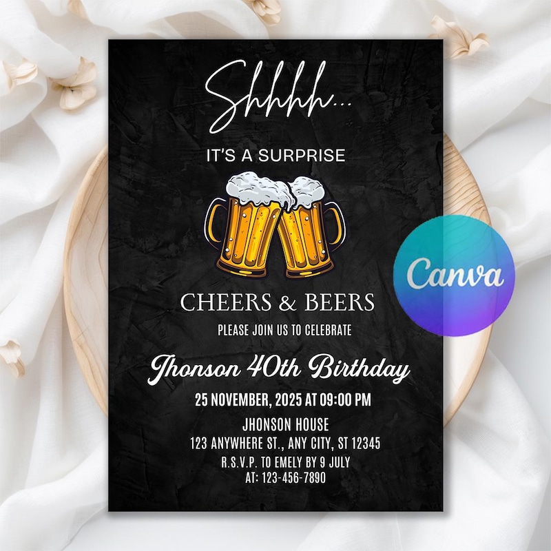 Beer Invitation - Etsy
