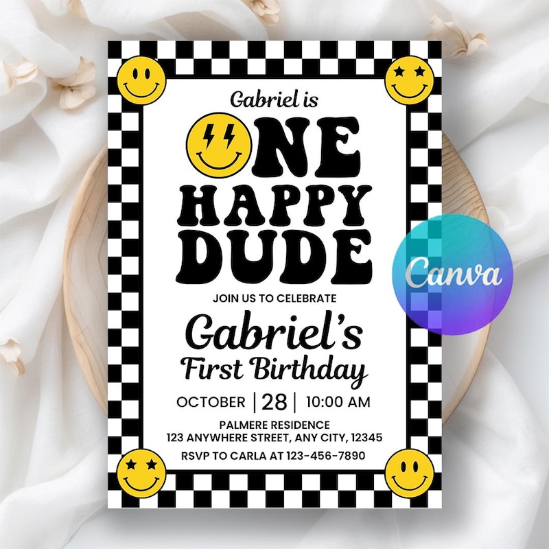 One Happy Dude Birthday - Etsy