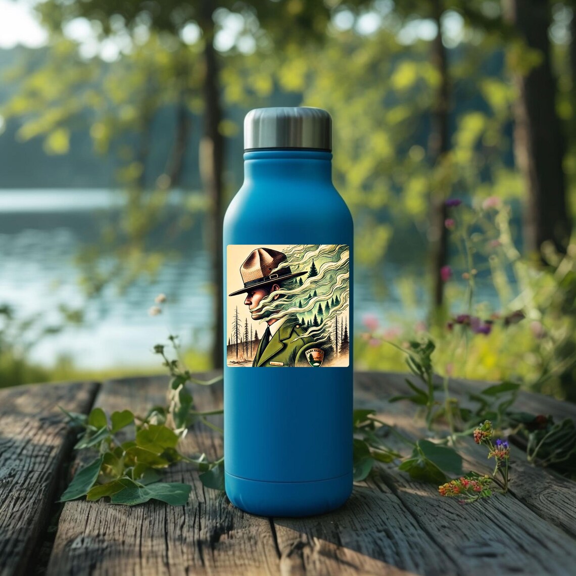 Park Ranger Kiss-cut Stickers, No Ranger, No Future, DOGE Ranger Cuts, Burning Forests Sticker ...