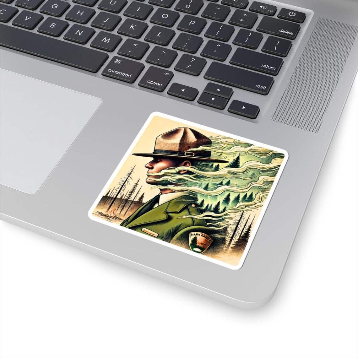Park Ranger Kiss-cut Stickers, No Ranger, No Future, DOGE Ranger Cuts, Burning Forests Sticker ...
