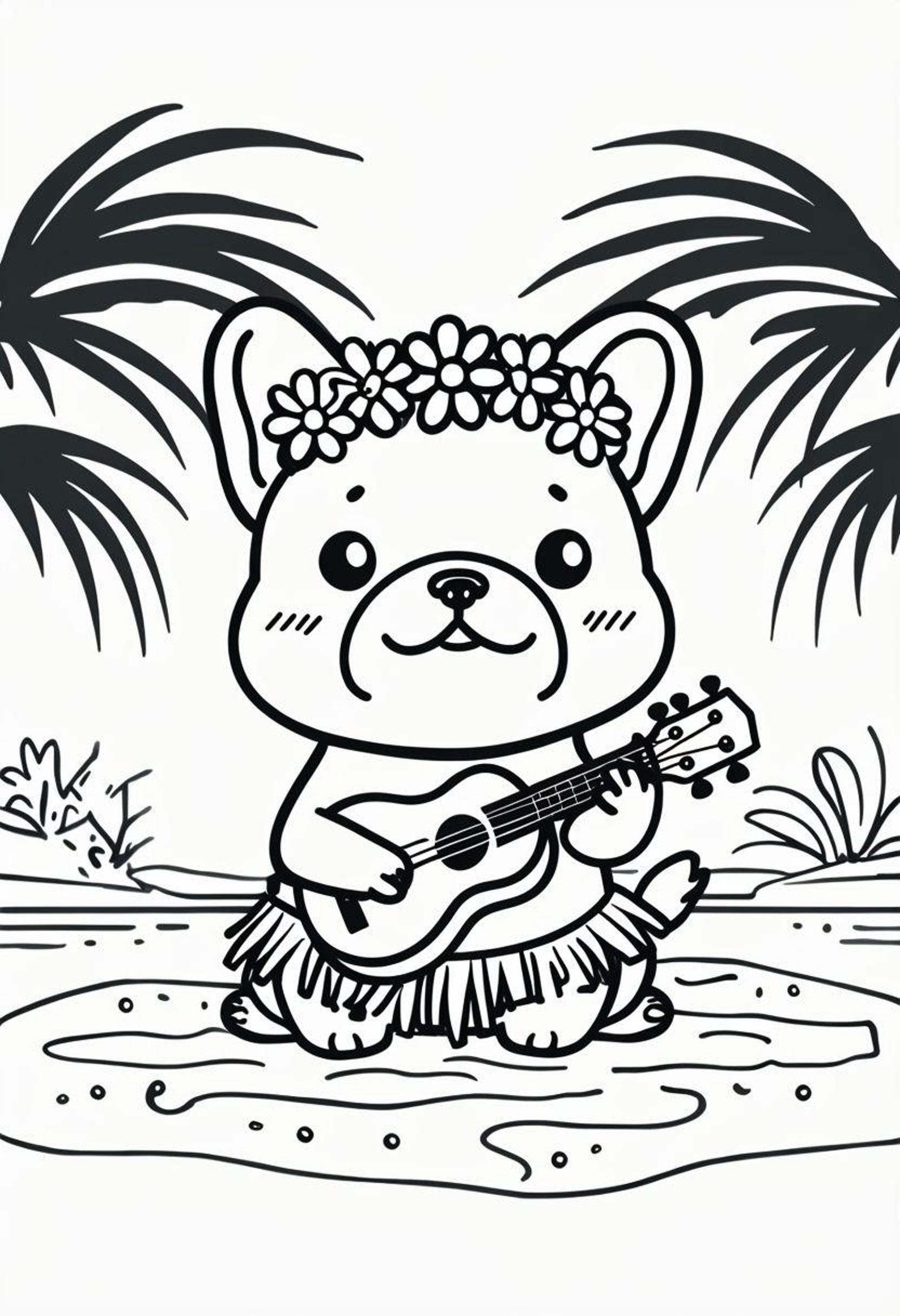 Dog Coloring Pages, Frenchie Digital Coloring Book - Etsy