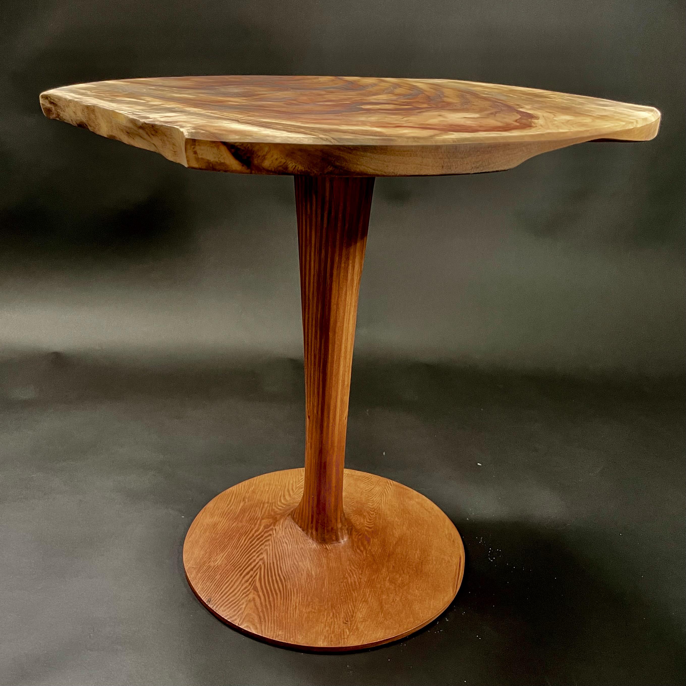 Handcarved Live-edge Wooden Side Table - Etsy