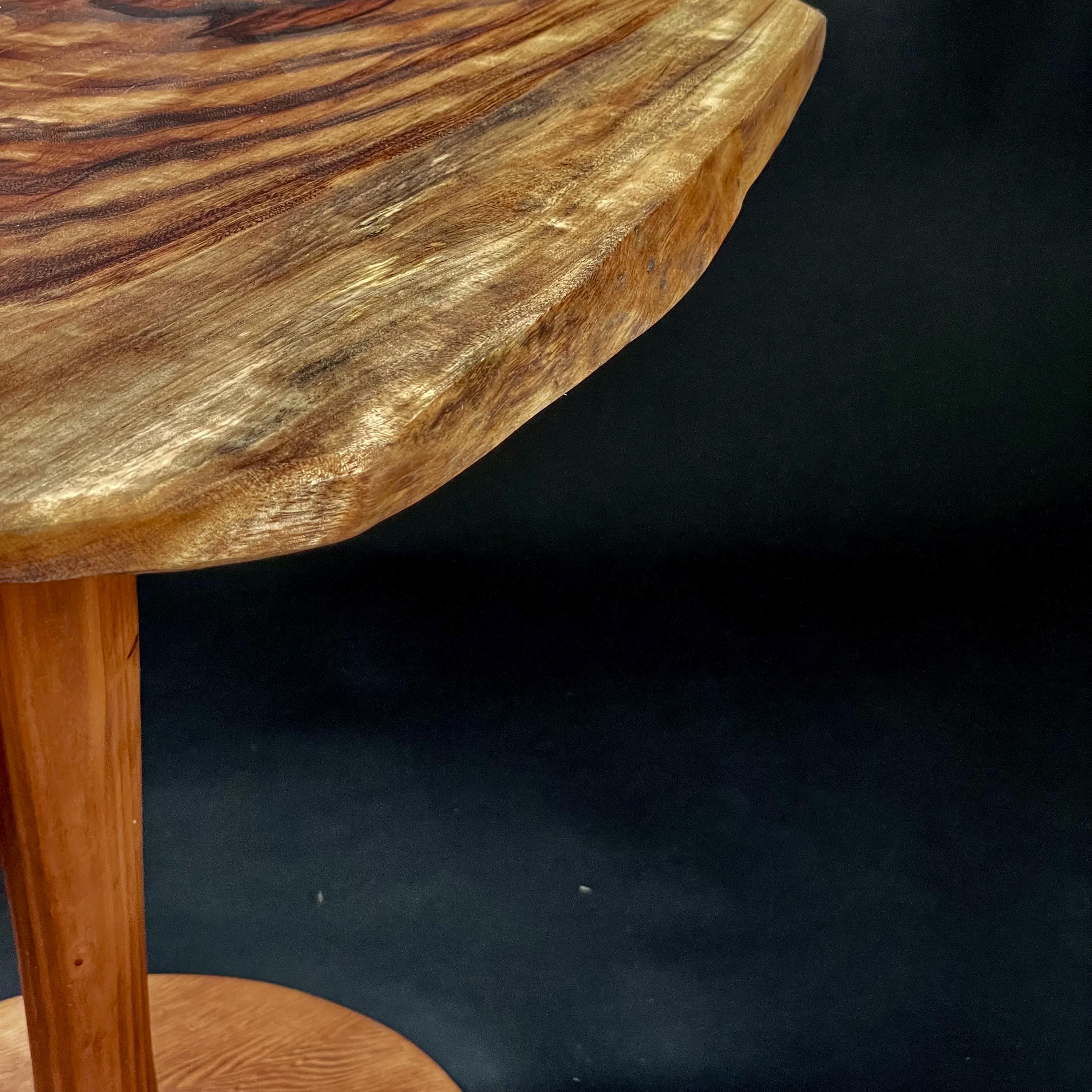Handcarved Live-edge Wooden Side Table - Etsy
