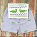 Faux Smocked Alligator Shorts Set - Etsy