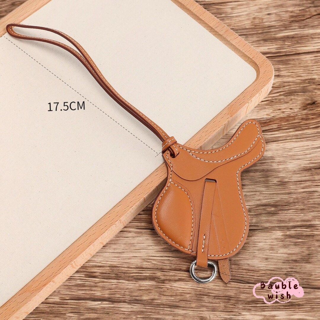 Leather Saddle Bag Charm – Cute Saddle Keychain and Purse Accessory - Etsy
