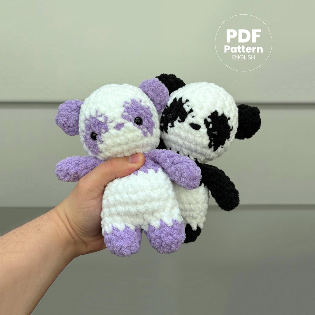 Amigurumi Panda Crochet Pattern - Etsy