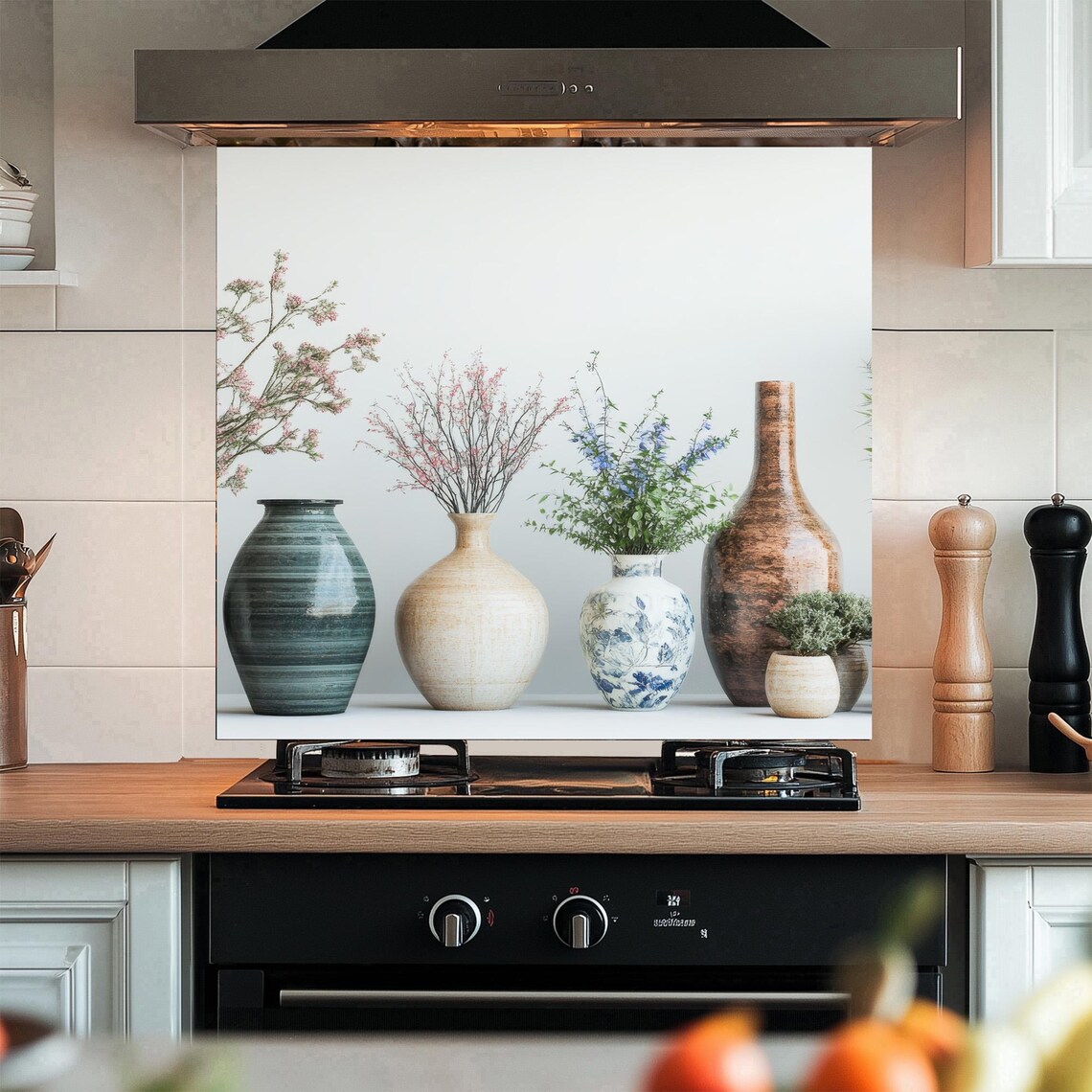 Tempered Glass Backsplash,kitchen Backsplash Behind Stove,glass ...