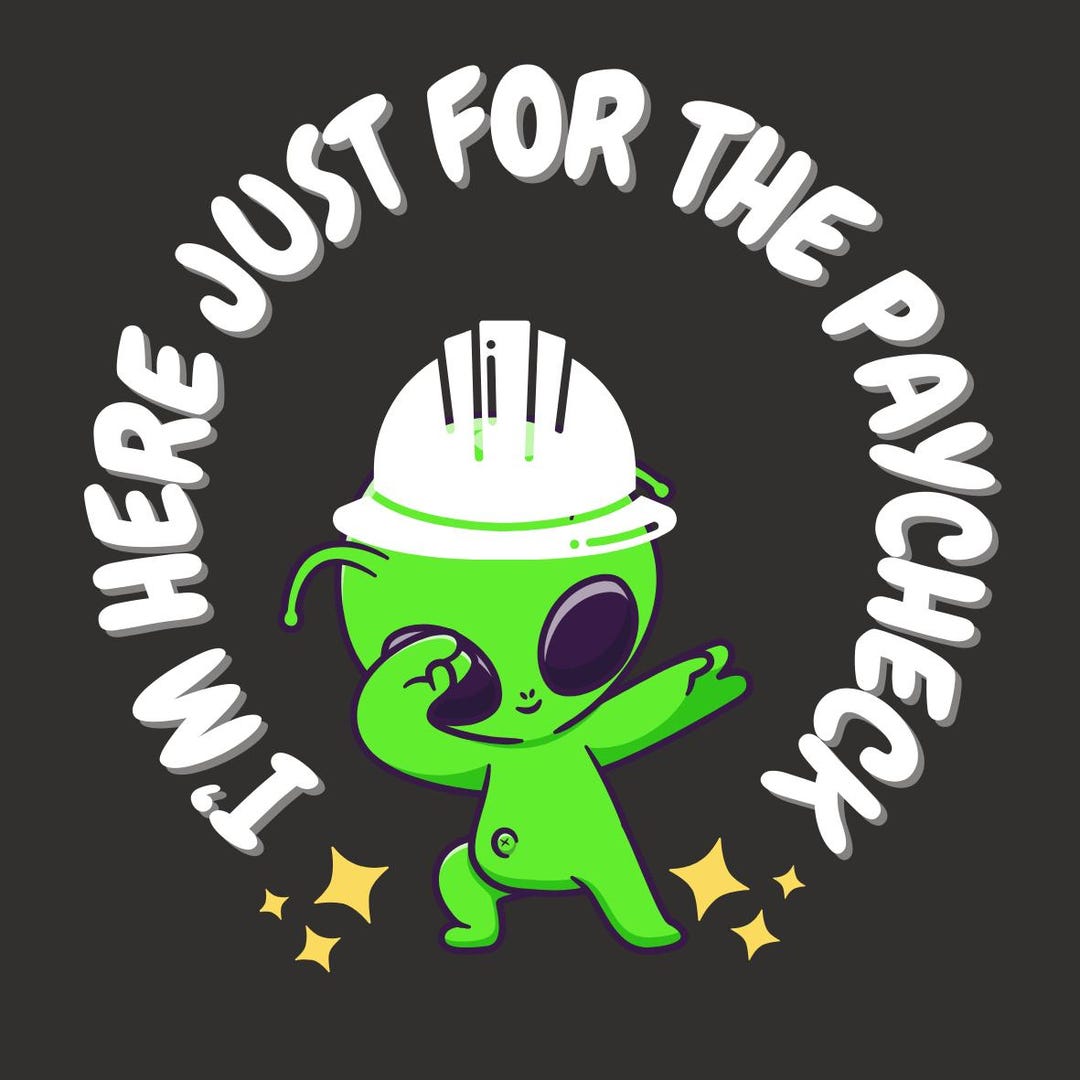 FIFO Fun Sticker I'm Just Here for the Paycheck - Etsy