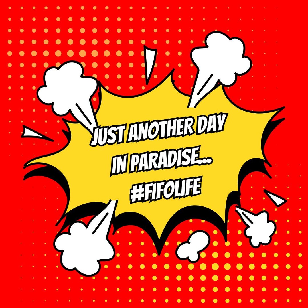 FIFO Fun Sticker Just Another Day in Paradise - Etsy