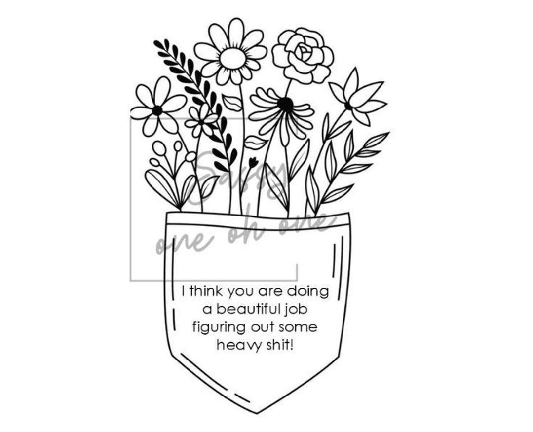 Heavy SH!& Hand Embroidery Design - Etsy