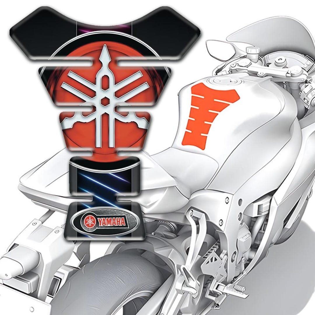 Motorcycle Tank Pad Decal Sticker – Racing Team Resin Protector / Epoxy ...