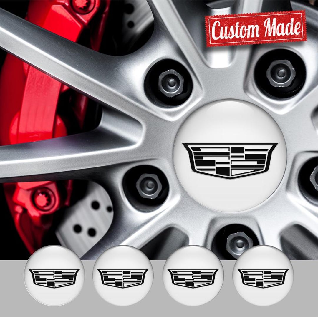 Cadillac Wheel Silicone Emblems for Rim Center Hub Cap Logo/rim Cap ...