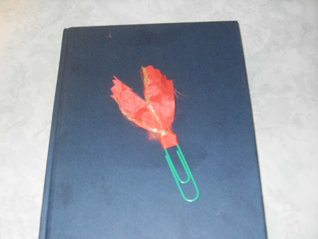 Paper Clip Book Marker Vintage Sari Fabric Book Marker Bohemian ...